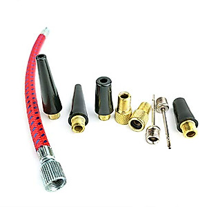 22 Pieces Pump Ball Needle Inflator Kit, Pump Adapter Needle Nozzle Adapter Inflator Kit