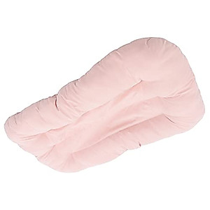 Baby Sleeping Lounger, Detachable Newborn Bassinet Neck Support Uterus Shape Soft Cotton for Home Use (Pink)