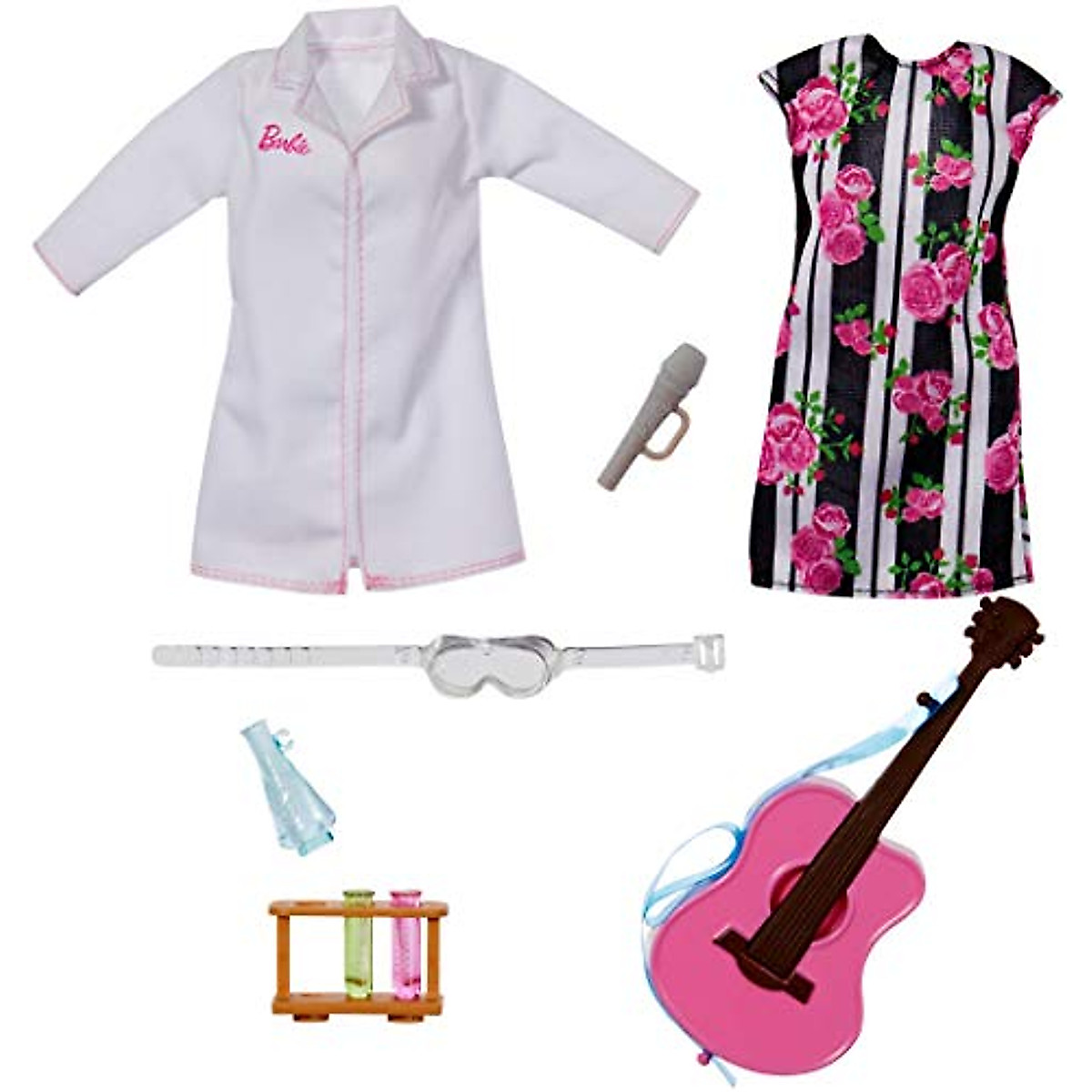 ​Barbie Doll with 2 Career Looks that Feature 8 Clothing and Accessory Surprises to Discover with Unboxing, Gift for 3 to 7 Year Olds
