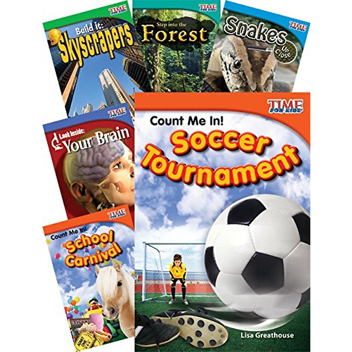 Teacher Created Materials - TIME for Kids Informational Text: STEM Collection - 10 Book Set - Grade 2 - Guided Reading Level J - M