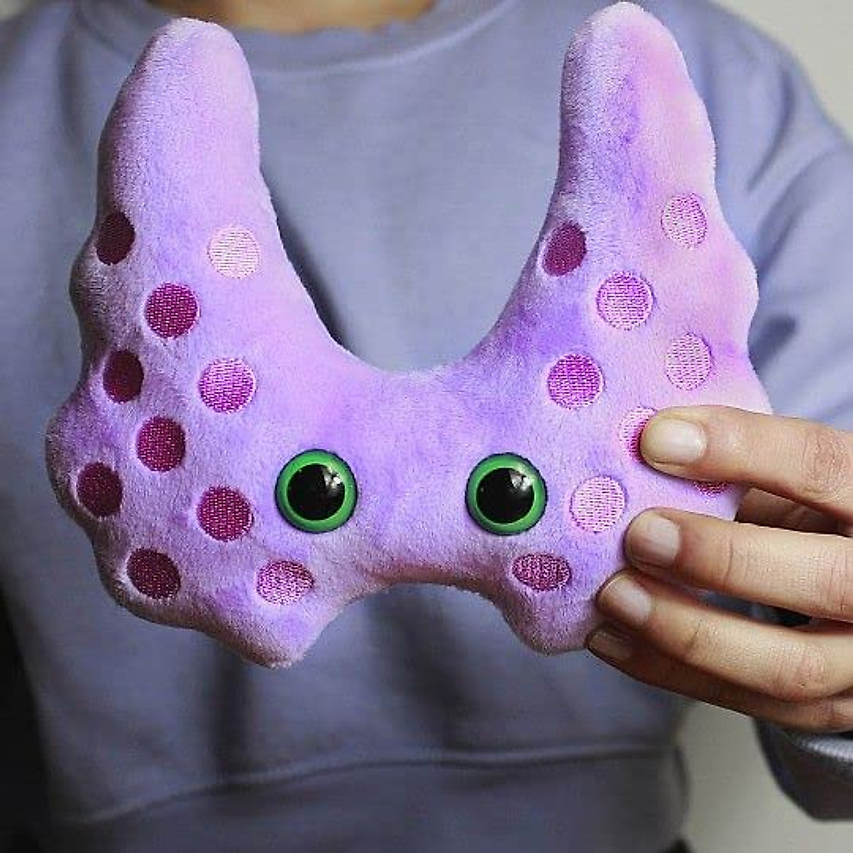 GIANTmicrobes Thyroid Plush, Thyroid Stuffed Animal, Thyroid Surgery Recovery Gifts, Lupus Gifts, Thyroid Cancer Awareness, Endocrinologist Gift, Endocrinology Gift, Thyroidectomy, Hypothyroid Gift