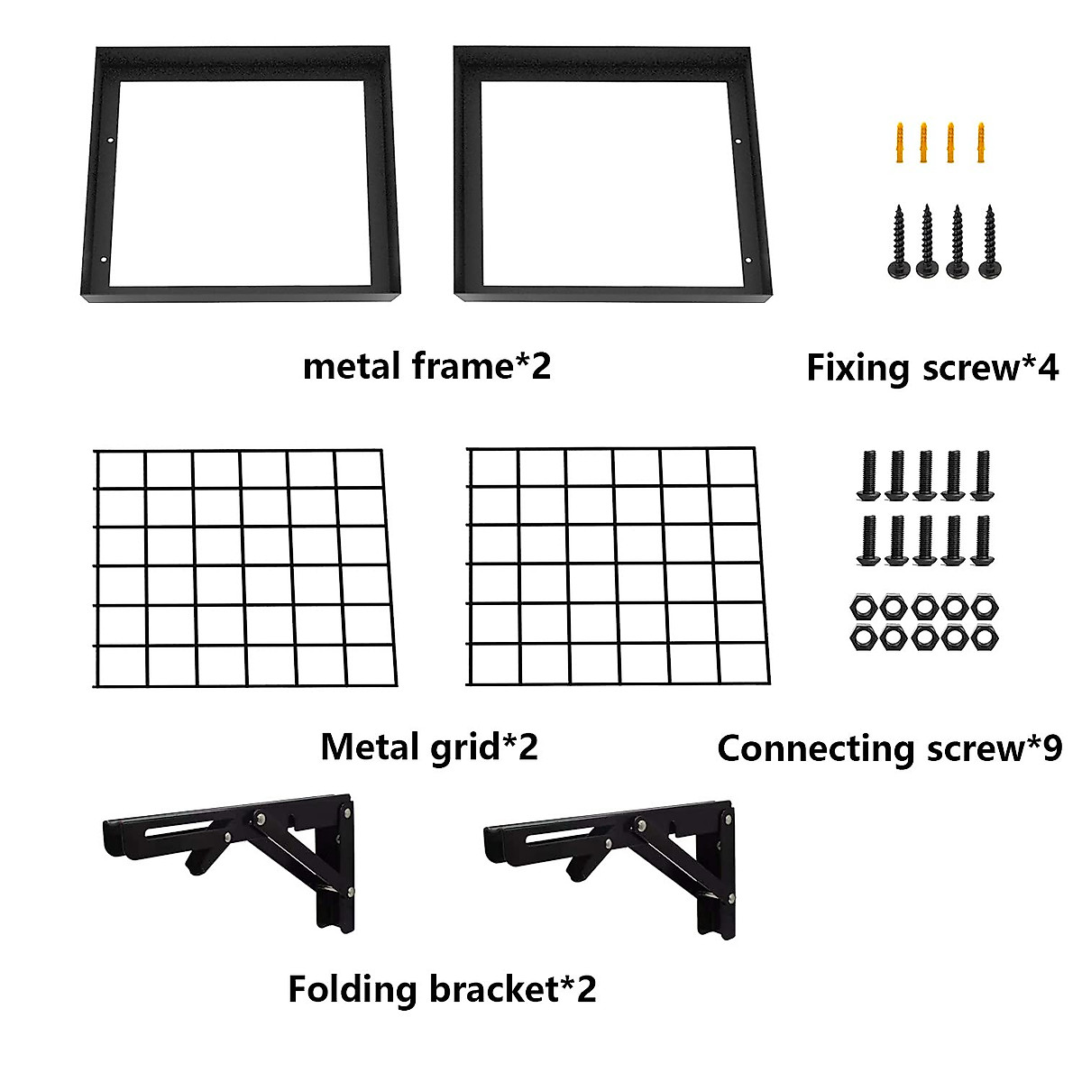 owosald pot rack organizer pots and pans organizer 24in pot racks for kitchen wall mounted 10pcs Hooks Matte Black