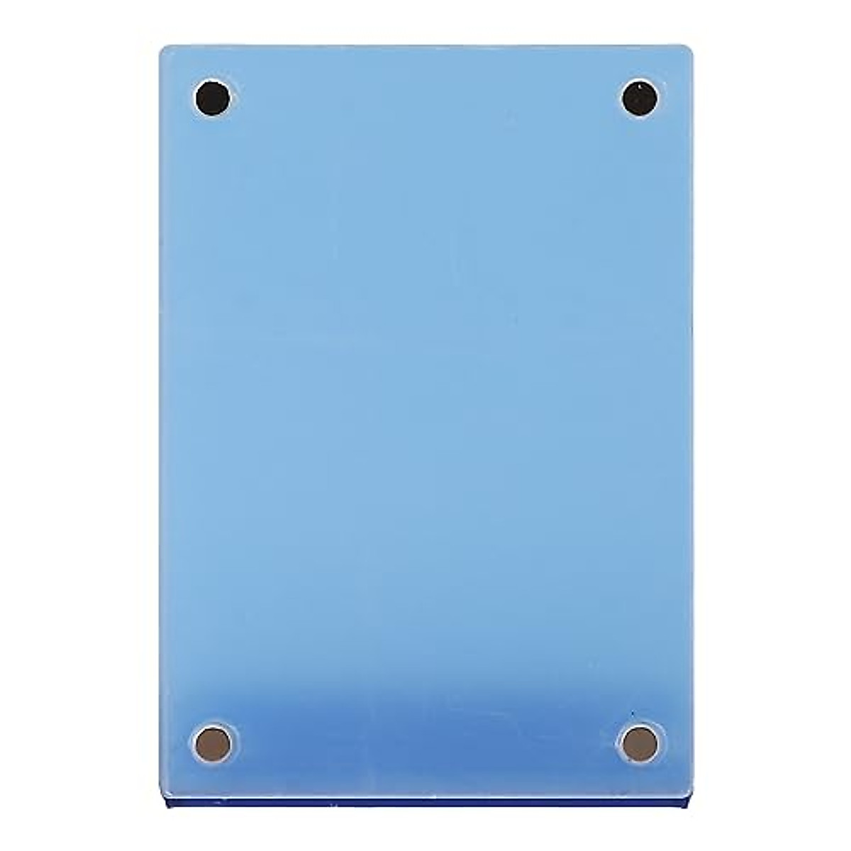 Slanted Back Photo Frame, Self Standing Photo Frame Durable Wide Application for Business Cards for Livingroom (Blue)