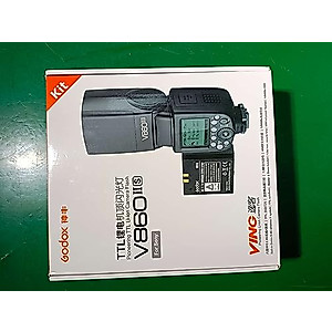 Godox V860II-S V860IIS Camera Flash Speedlite for Sony, 2.4G TTL Sony Flash Speedlight GN60 1/8000s HSS, Rechargable Li-ion Battery, 650 Full Power Flashes, Compatible for Sony DSLR Cameras