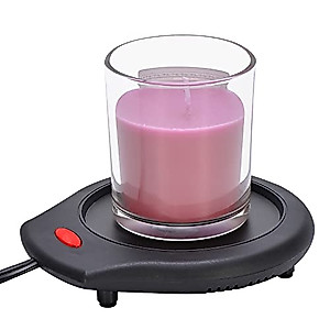 ASAWASA Candle jar Warmer Mug Warmer on Desk Heating, Keep Coffee Beverage Tea Milk Warmer and Candle jar Wax Melter