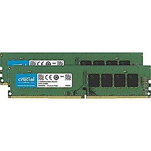 Crucial Memory Bundle with 16GB (2 x 8GB) DDR4 PC4-21300 2666MHz DIMM Memory Compatible with OptiPlex SFF, Tower 3050, 3060, 3070, 5050, 5060, 5070, 7050, 7060, 7070