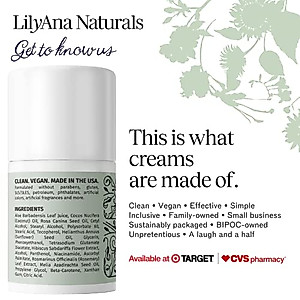 LilyAna Naturals Eye Cream - Eye Cream for Dark Circles and Puffiness, Under Eye Cream, Anti Aging Eye Bag Cream, Improve the look of Fine Lines and Wrinkles - Skin Care Products - 1.7 oz