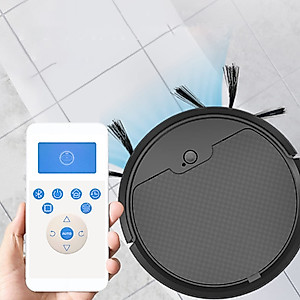 FOTABPYTI Sweeping Robot Vacuum Cleaner, Powerful Adsorption APP Control Long Range Automatic Vacuum Cleaner for Sweeping