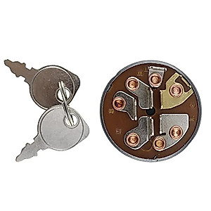 DVPARTS Starter Switch Ignition Key Switch 925-1396A 725-1396 430-770 1686734Sm 1679006Sm for MTD Troy-Bilt Cub Cadet Ryobi White Outdoor Huskee Ranch King Wizard Lawn Chief Statesman