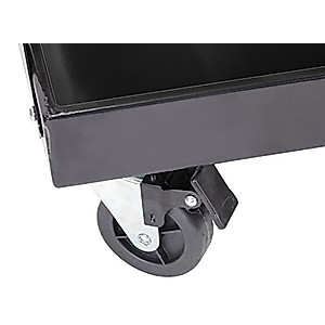 Steel Dragon Tools® TLPB05 90 Parts Bin Shelving Storage Organizer with Locking Wheels for Shop Garage and Home