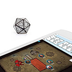 GoDice D20 Connected – The World’s First Connected Polyhedral Dice for Online RPG Play. Connects to Roll20, Foundry VTT, and Discord Platforms. Physical Die, Real-Time Calculations. Cool Tech Inside