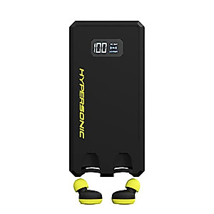 HyperSonic 360: 10-IN-1 True Wireless Hyper Definition In-Ear Headphones (Ultra Tight Bass, 3D Sound, 360 Hours Playtime, Magnetic Charging, iPX6 Waterproof, Passive Noise Isolation) Updated for 2023