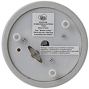 Precious Moments Resin/Glass Love You Tons Elephant Musical Snow Globe, Gray Chevron