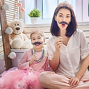 AOPRIE Birthday Crown for Women 30 & Fabulous Birthday Sash for Women Girls Rose Gold Birthday Tiara 30th Birthday Gifts Her Him Decoration for Women Princess Crown Rhinestone Headband Happy Birthday Accessories