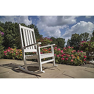 POLYWOOD® Vineyard Porch Rocking Chair (White)