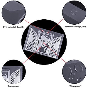 21 Pieces Clear Stamp and Die Storage Pockets Die Cut Storage Bag Scrapbooking Storage Die Storage Envelopes for DIY Card Making (Die Cut Not Included) (7 x 9.4 Inch)