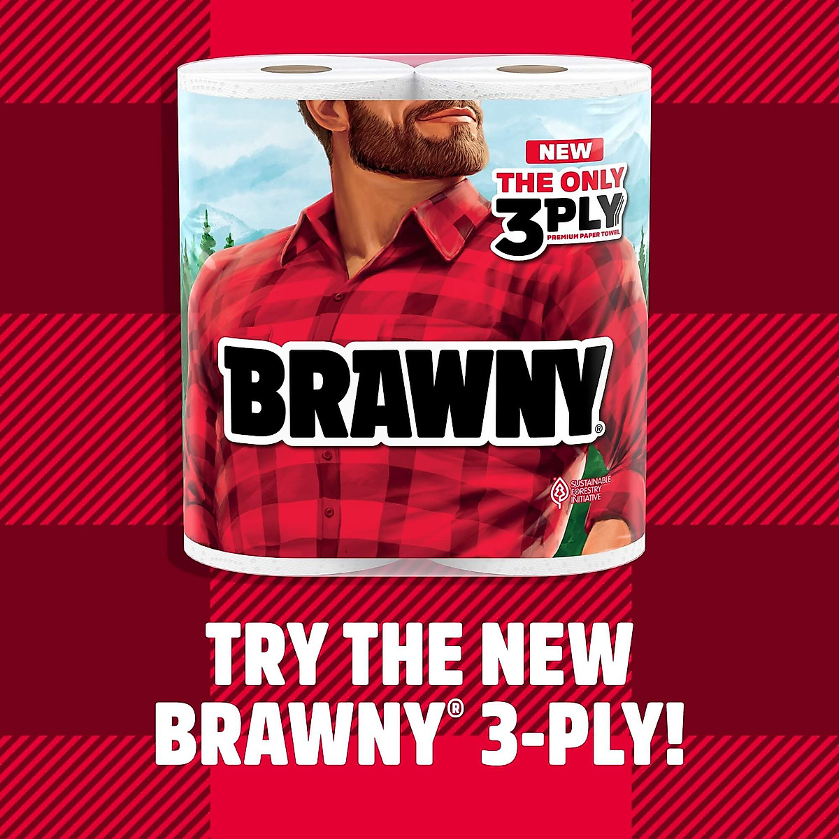 Brawny® Pick-A-Size® Paper Towels, 1 Mega Roll = 4 Regular Rolls