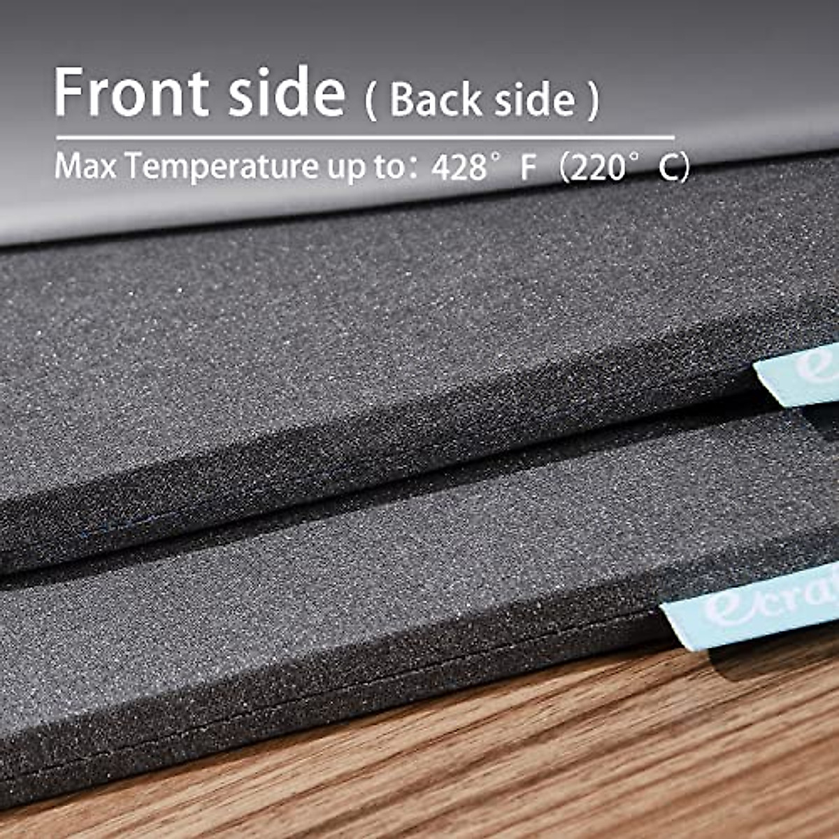 Heat Press Mat for Cricut Easypress: Ecraft 13" x 17" Double-Sided Heating Ironing Mats for Craft Insulation Transfer HTV Vinyl