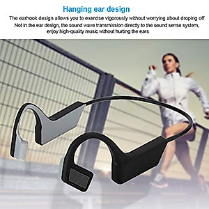 T angxi Wireless Sports Headphone, Sports Waterproof Wireless Bluetooth Earhook Earless Design Stereo Surround Headphone for Games/Music/Movies