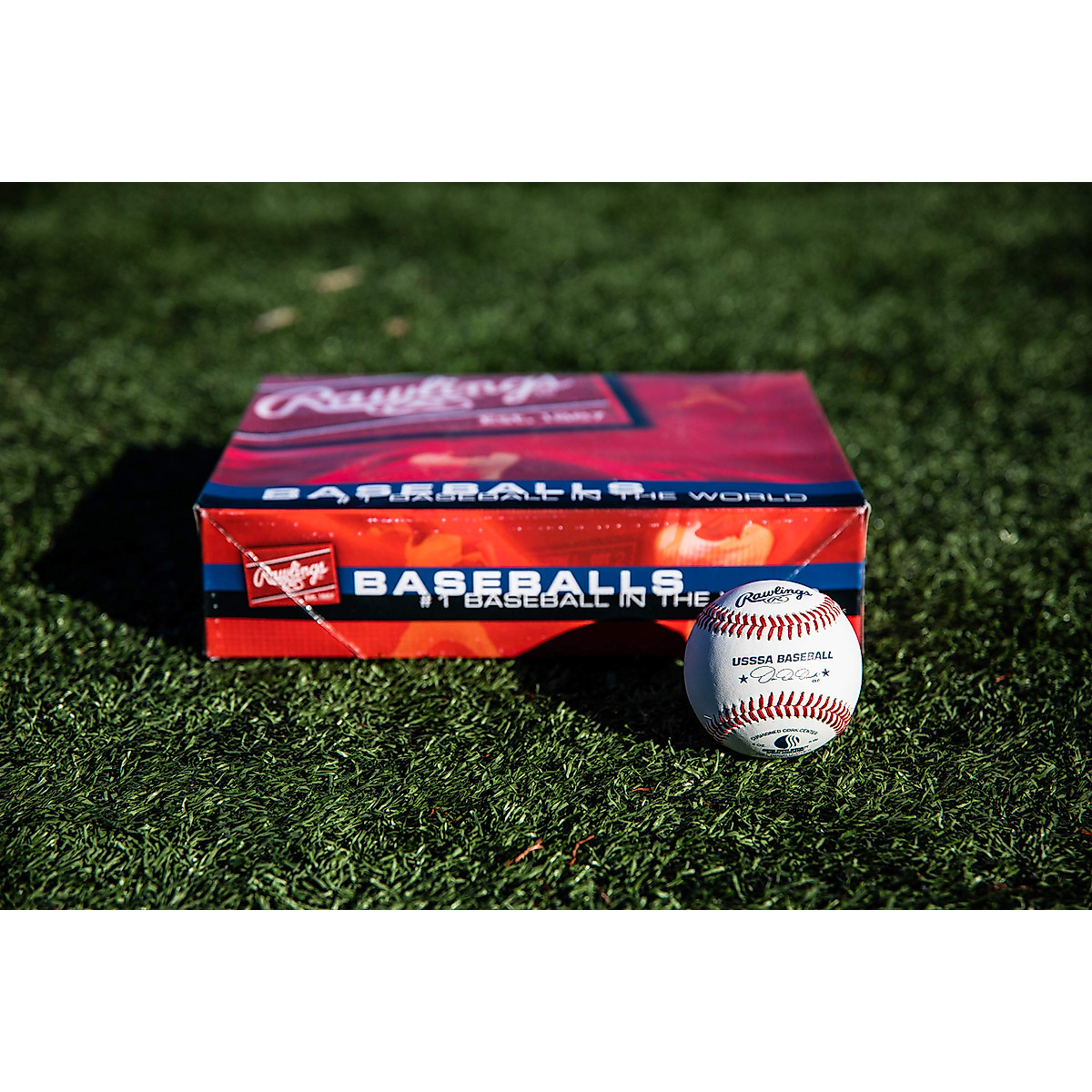 Rawlings | USSSA Baseballs | Tournament Grade | ROLBUSSSA | Youth/14U | 12 Count