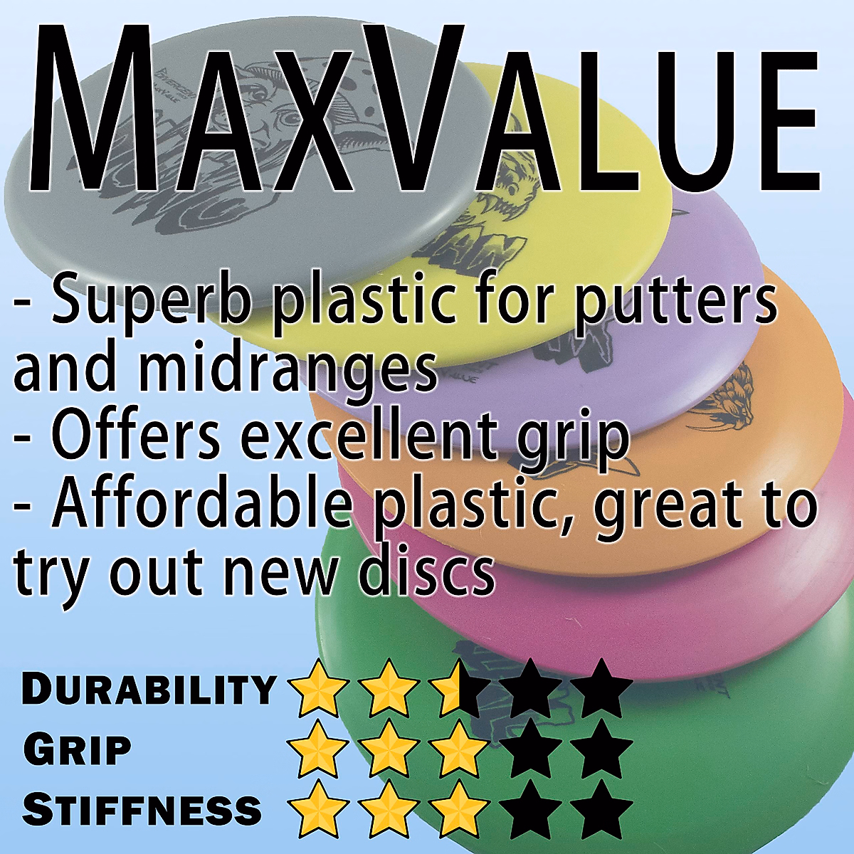 Divergent Discs Basilisk Long Range Disc Golf Driver in MaxValue Plastic (Orange)