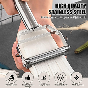 ReNext Multifunction Stainless Steel Julienne Peeler Vegetable Peeler Double Planing Grater Kitchen Accessories Cooking Tools