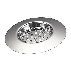 Bathroom Sink Drain Strainer Stainless Steel Bathtub Shower Drain Filter Basket Hair Catcher for Kitchen Laundry Floor