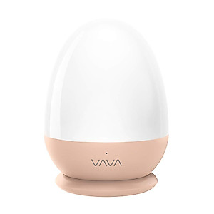VAVA VA-CL006 Kids, Baby Night Light, Bedside Lamp for Breastfeeding, ABS+PC, Touch Control, Timer Setting-Pink