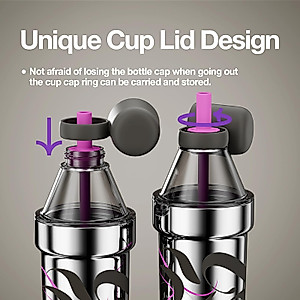 CHAKO LAB Tumbler 25Oz Stainless Steel Coffee Mug Double vacuum wall，Easy to Grip，Keep hot and cold，Two drinking methods: straw cup and straight cup；BPA free【Travel Mug】