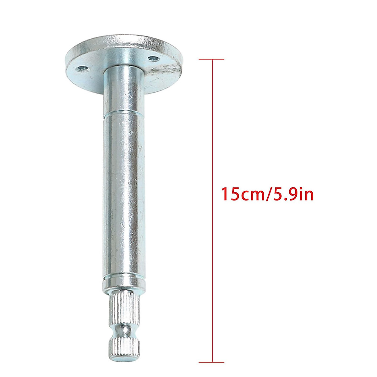 munirater 300mm Steering Wheel Steel Kit 320mm Gear Rack Pinion Adjustable Shaft Set Replacement for 110CC Go Kart