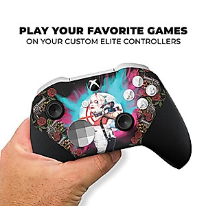 DreamController Harly Quinn X-box Elite Controller Series 2 Core Limited Edition Custom Elite Core Controller for X-box One/Series X/S Made with Advanced HydroDip Paint Technology (Not Just a Skin)