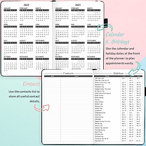 GoGirl Salon Appointment Book – Reservation Book for Beauty Salons, Spas, Hair Stylists, Estheticians – Appt Booking Planner, 7x10″ (Black)