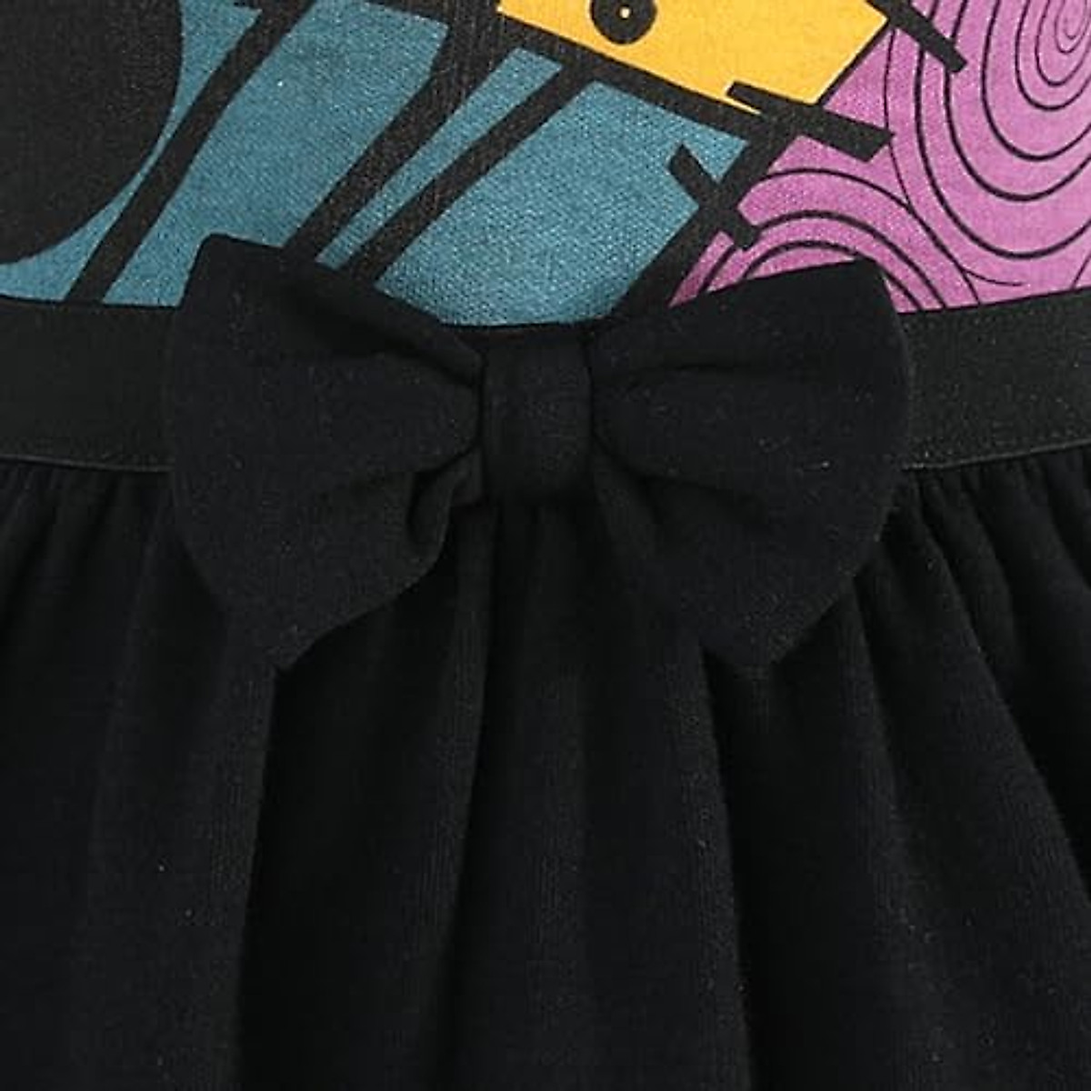 Disney Nightmare Before Christmas Sally Girls’ Bodysuit Dress and Cap Set for Newborn and Infant - Multicolor