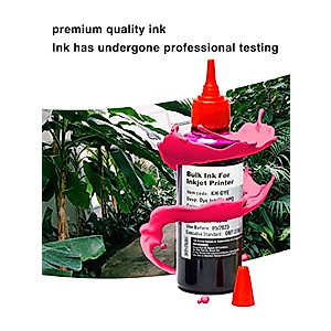 Ink Refill Kit 1005 ml for HP 950 951 932 933 60 61 952 902 901 62 63 21 22 920 940 934 564 711 970 971 94 95 96 Inkjet Printer Cartridges for Refillable Ink Cartridges with 4 Free Syringes