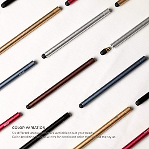 elago Premium Aluminum Stylus Pens for All Touch Screen Tablets/Cell Phones [Slim][Black], Replaceable Tip, Extra Tip Included, Compatible with iPhone, iPad, Galaxy S Series, Galaxy Tab, Kindle Fire