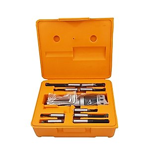 waltyotur 9pcs 2 Boring Head R8 Shank 1/2 Carbide Boring Bar Set Milling HFS