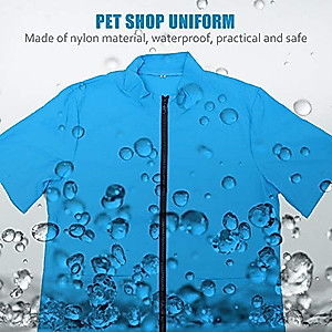 ULTECHNOVO Waterproof Pet Cosmetologist Clothes Pet Salon Apron Special Work Clothes Pet Grooming Supply