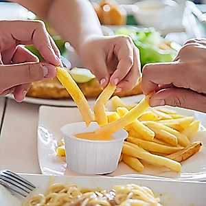 1200 Pack Paper Medicine Cups 1 oz Pill Cups Disposable 2 oz Treated Paper Souffle Portion Cups Condiment Cups Small Paper Ketchup Containers Sample Cups for Tasting, Pills, Food Dessert Serving