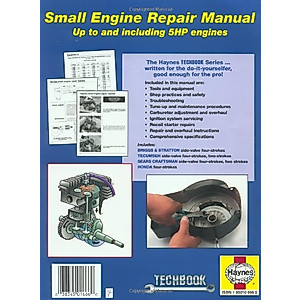 Small Engine Repair Haynes TECHBOOK for 5HP and Less