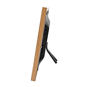 Electronic Photo Album, Digital Photo Frame Lightweight LED Screen 1024x600 100‑240V with Stereo Speaker for Birthday (US Plug)