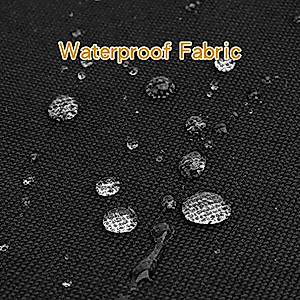 Stanbroil Outdoor Heavy Duty Waterproof Gas Grill Cover Fits Cuisinart All Foods Gas Grill, Replacement for Cuisinart CGC-21, Black