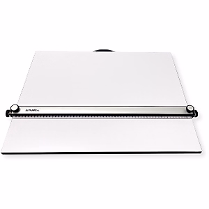 Proartek Drafting PK00018 Model PXB36 Portable Drafting Drawing Board 24" x 36"; PXB Series; Adjustable Aluminum Parallel Straightedge; Carry Handle; Architecture Tool for Students and Professionals