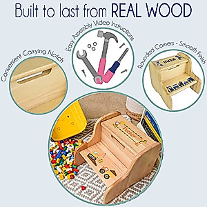 Personalized Wooden Train Step Stool