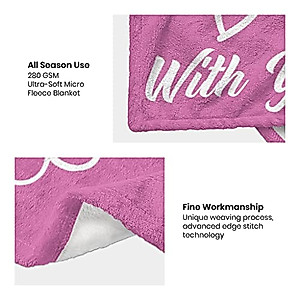 Long Distance Relationship Gifts, Girlfriend Gifts from Boyfriend, Birthday Gifts for Girlfriend Blanket 60"×50", Romantic Gifts for Her Anniversary Valentines Mother Day, to My Girlfriend Blankets