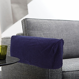 FOMIYES 2pcs Sofa Armrest Covers - Slip Stretch Couch Armrest Covers Furniture Armrest Armchair Protector Slipcovers Arm Guard Sleeve for Chairs Recliner Dogs Cats Pets Cloth A