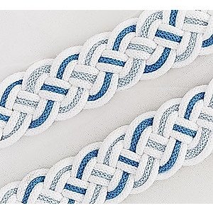 L.I.L.O.U Handfasting Cord for Wedding Ceremony in Natural Cotton Wedding Lasso Handmade Blue