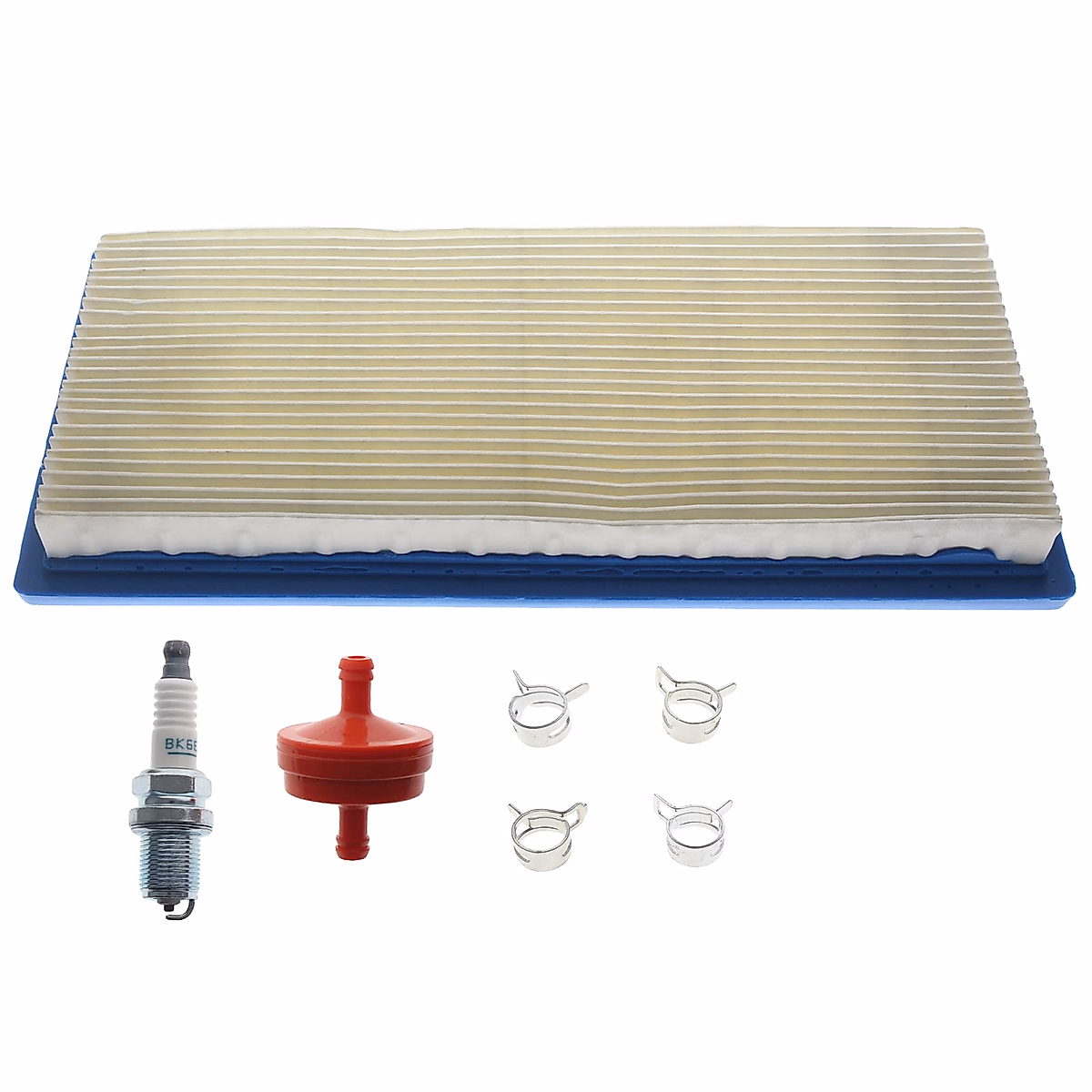 Masnln 710266 Flat Air Filter Cartridge for 9HP-13 HP 15HP Single Cylinder Vanguard 185400 and 235400-245400 Engines