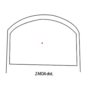 ADE RD3-015-PRO Zantitium PRO Series Motion Activated Red Dot Sight with Multi Reticle System for Optics Ready Pistol Slide/Cut That is Compatible with Doctor Footprint