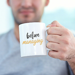 Gifts for Women, Before Managing, After Managing 11 oz Coffee Mug and 18 oz Stemless Wine Glass Set, Unique Boss Lady Appreciation Gifts for Women, Her, Mom, Coworker, Manager, Teacher, Boss