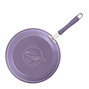 Rachael Ray Cucina Nonstick Cookware Pots and Pans Set, 12 Piece, Lavender Purple